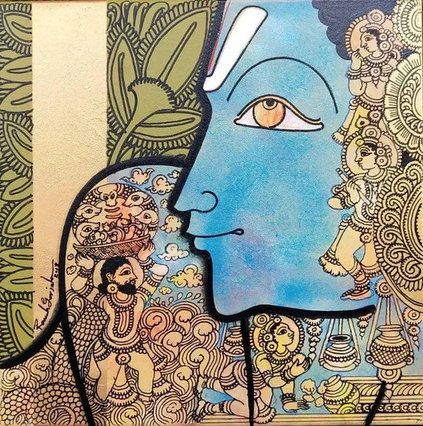 Buy Krishna Laddu Gopal Paintings Online – ArtZolo.com