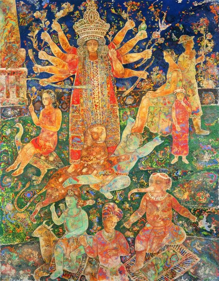 Indian God Paintings | Hindu God Paintings on Canvas – ArtZolo.com