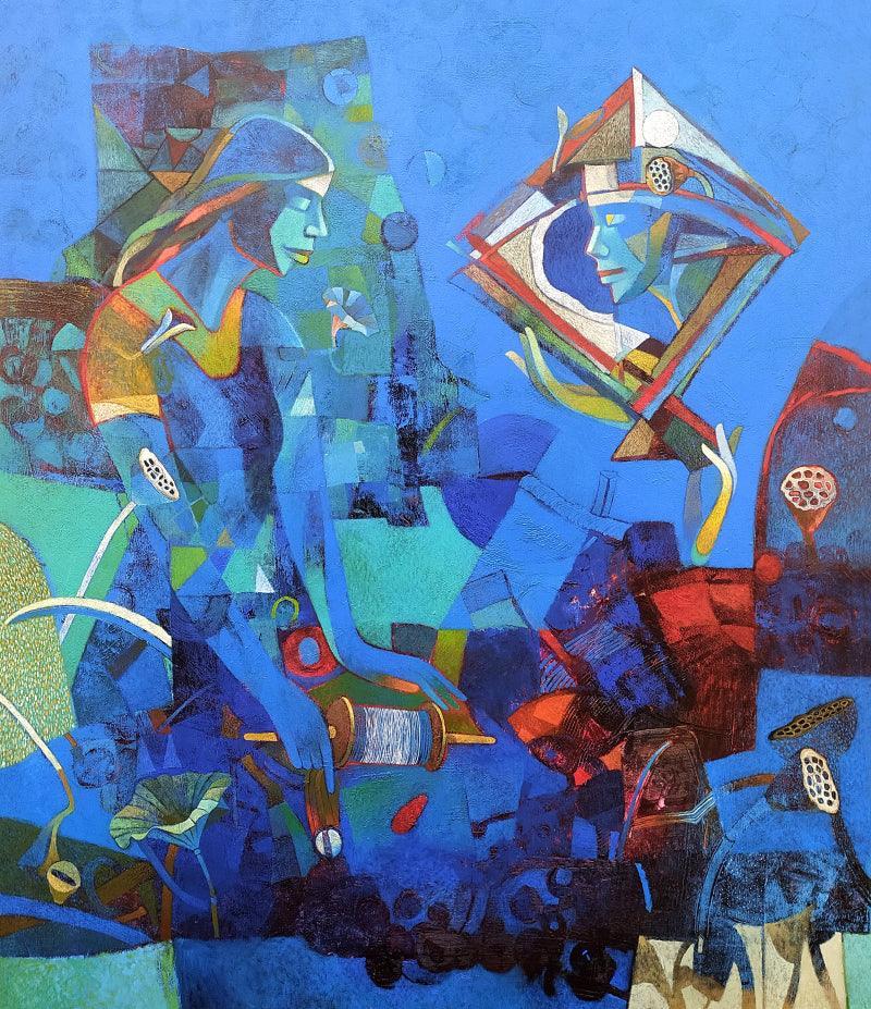 Abstract Indian Art & Paintings | Buy Indian Inspired Abstract ...