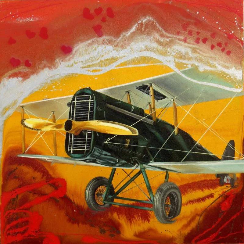 Airplane Paintings & Artworks | Buy Aeroplane Wall Art on Canvas Online ...