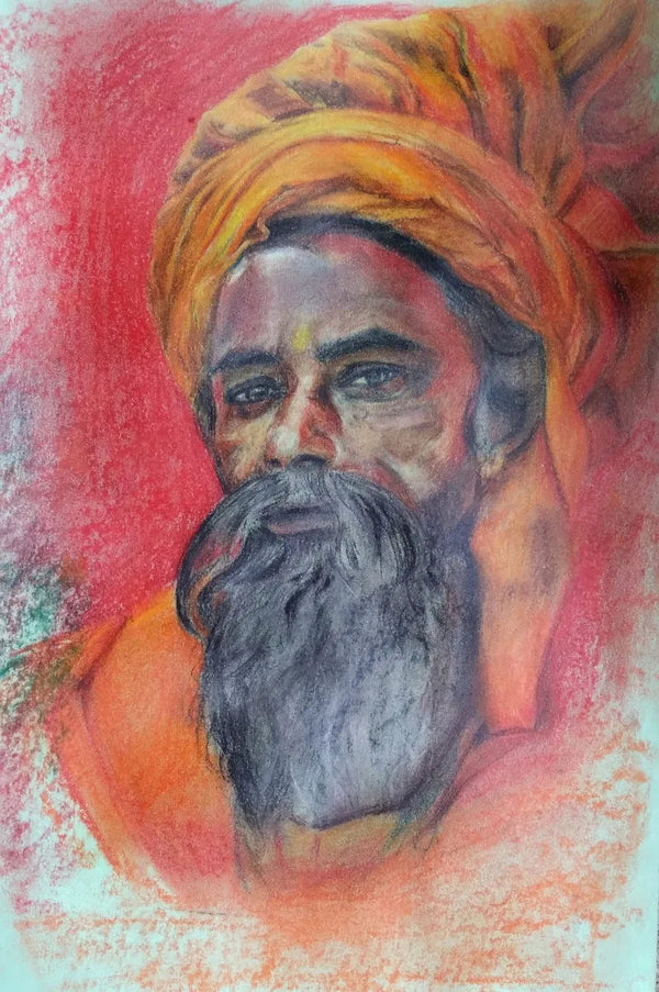 Sadhu Paintings - Spiritual and Cultural Art | ArtZolo.com