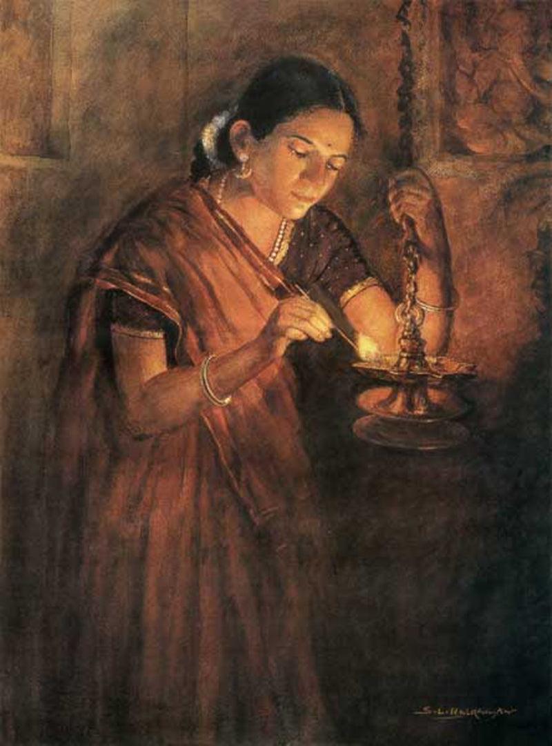 Sawlaram Haldankar | Buy Sawlaram Haldankar Original Paintings ...