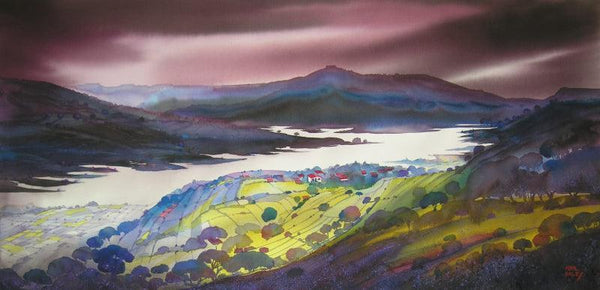 Valley Artworks & Paintings | Buy Landscape Valley Art Online – ArtZolo.com