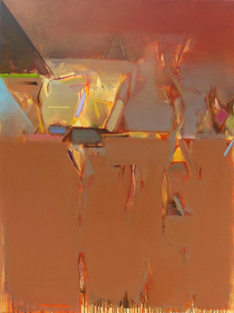 Untitled 160 Painting by Shrikant Kadam | ArtZolo.com