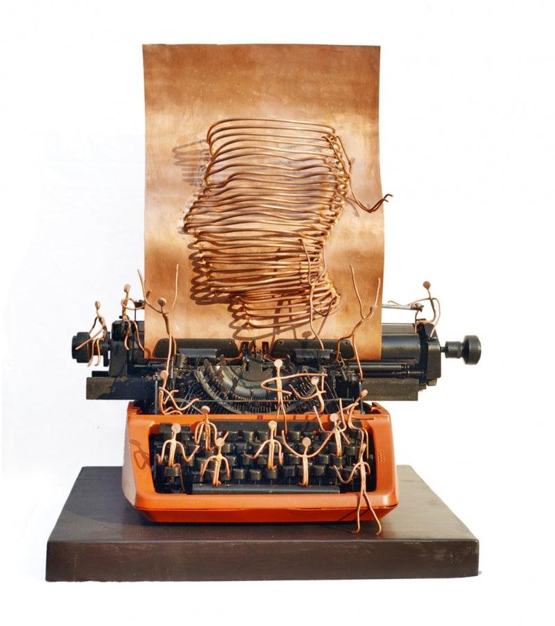 "Fertility Of Science": Light Brown Sculpture by Shanee Keshari ...