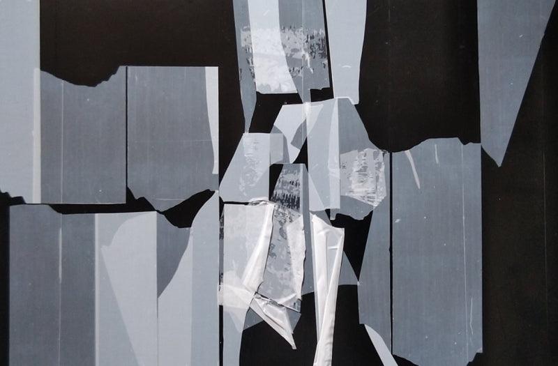 "Grey": Grey Mixed Media Painting (12x18) by Gajanan Kabade | ArtZolo.com