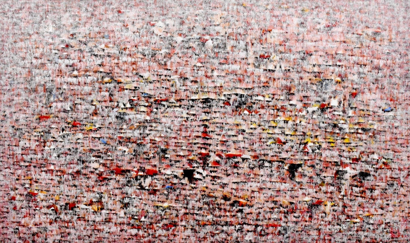 "Inward Journey Of Nature 2": Red-Violet Abstract painting by Anand ...