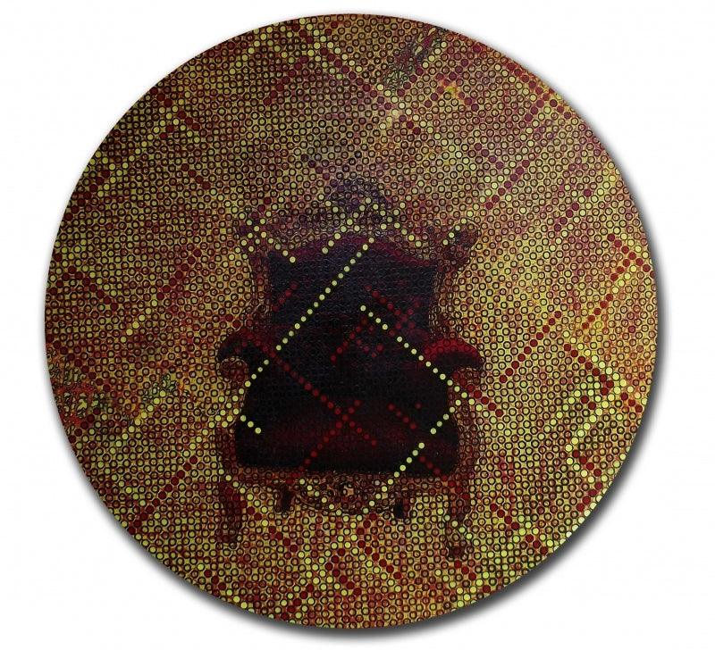 "Monarchy": Light Brown Acrylic Oil Painting by T Raju Gopalarao ...