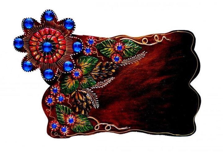 "Name Plate": Red Craft (11x7) by Art Street | ArtZolo.com