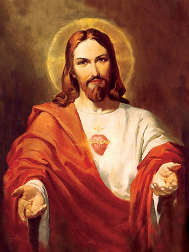 Sacred Heart Of Jesus Paintings & Art | Buy Modern Sacred Heart Wall ...