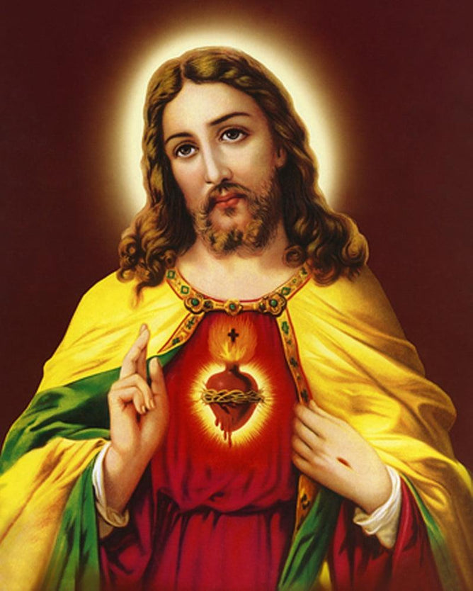 Sacred Heart Of Jesus Paintings & Art | Buy Modern Sacred Heart Wall ...