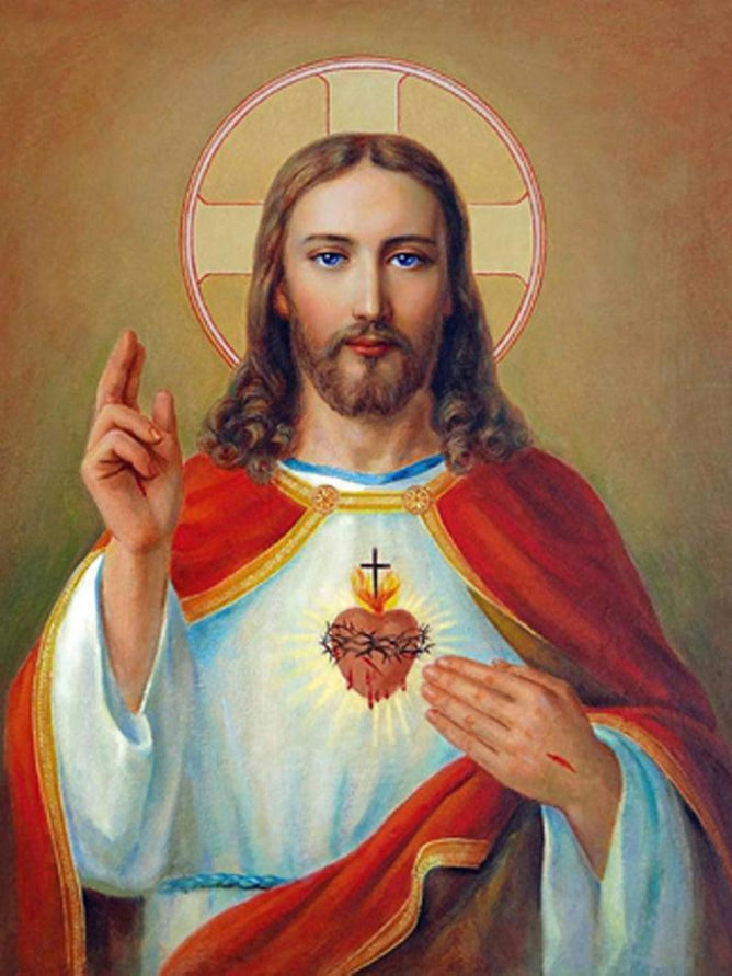 Sacred Heart Of Jesus Paintings & Art | Buy Modern Sacred Heart Wall ...