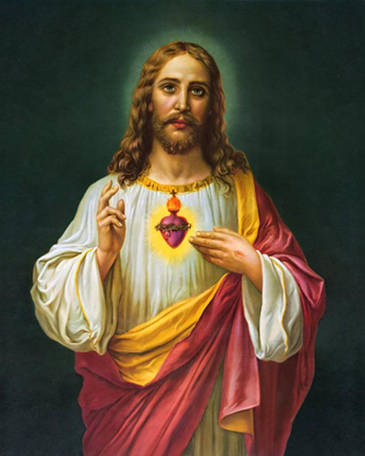 Sacred Heart Of Jesus Paintings & Art | Buy Modern Sacred Heart Wall ...