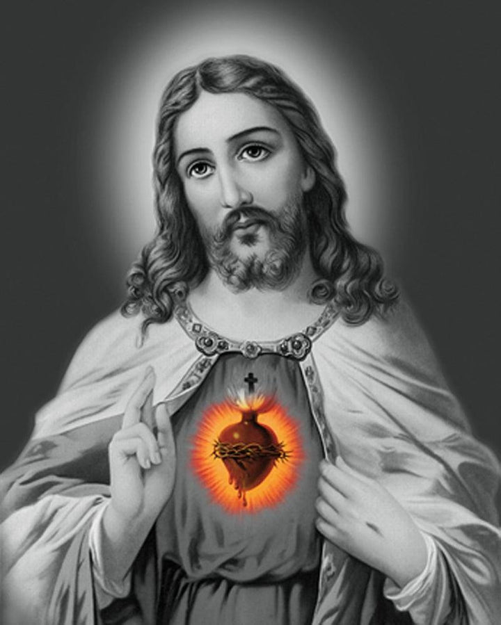 Sacred Heart Of Jesus Paintings & Art | Buy Modern Sacred Heart Wall ...