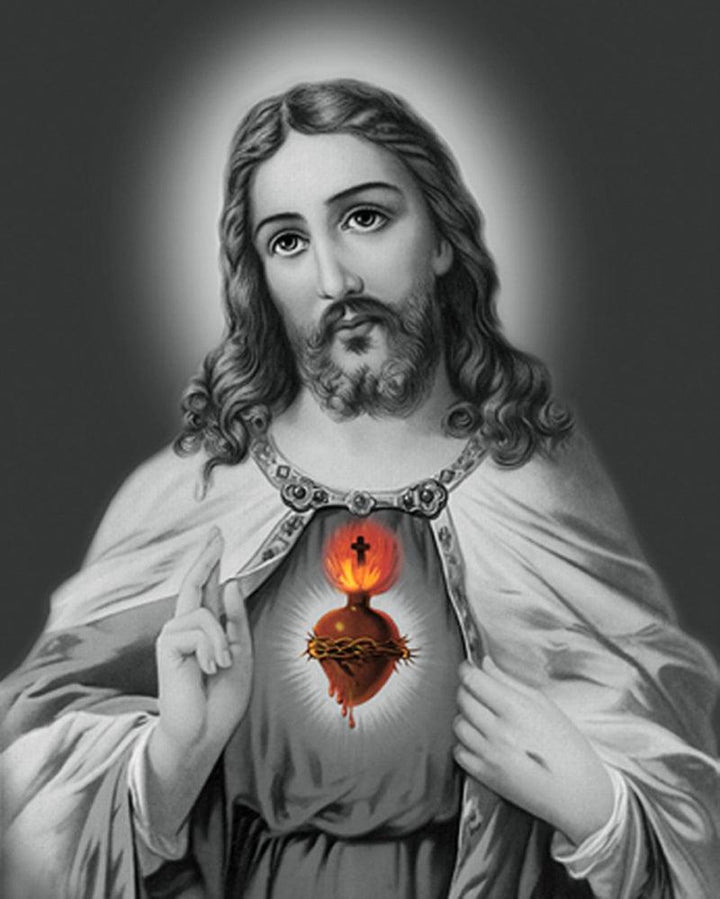 Sacred Heart Of Jesus Paintings & Art | Buy Modern Sacred Heart Wall ...
