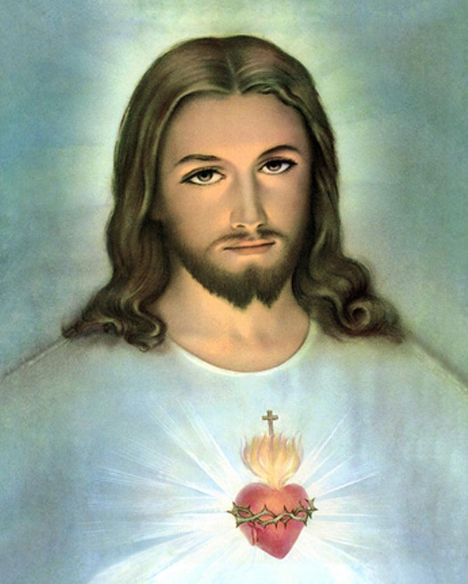 Sacred Heart Of Jesus Paintings & Art | Buy Modern Sacred Heart Wall ...