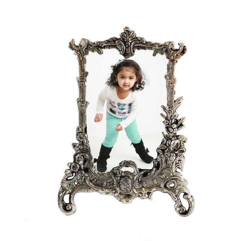 "White Metal Rectangular Photo Frame": Steel Grey Craft by E Craft ...